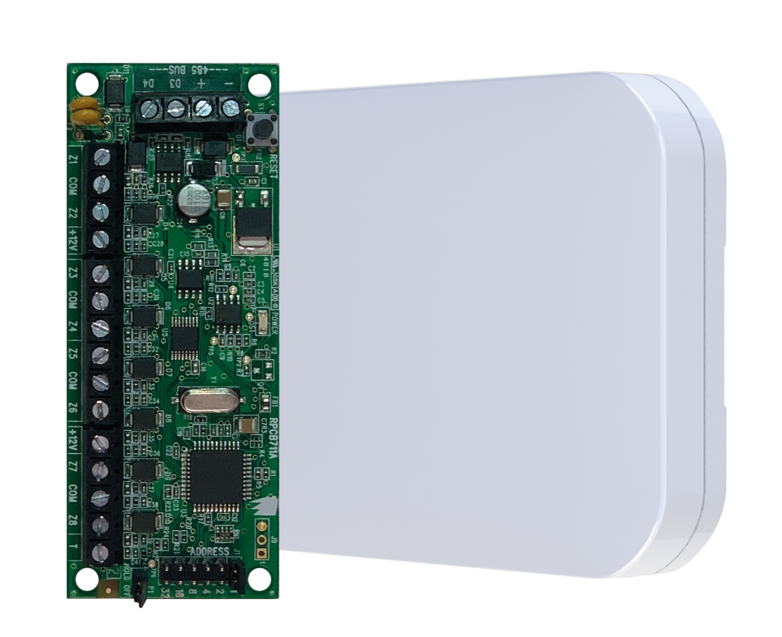 Pyronix ZEM8/E+PBOX Wired Economy 8 Zone Expander - Medway Security ...