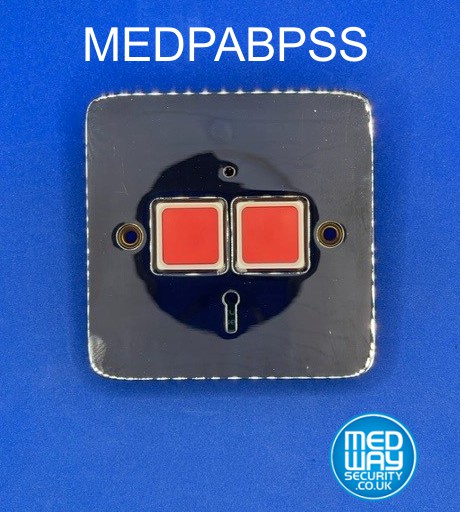 Medway Security MEDPABPSS Purpose Made Flat Plate G2 PAB Button ...