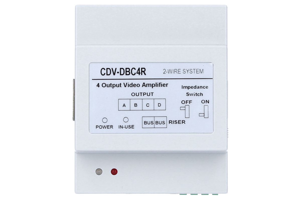 CDVI CDV-DBC4R 4-way bus distributor for 2EASY 2-Wire multiway systems ...