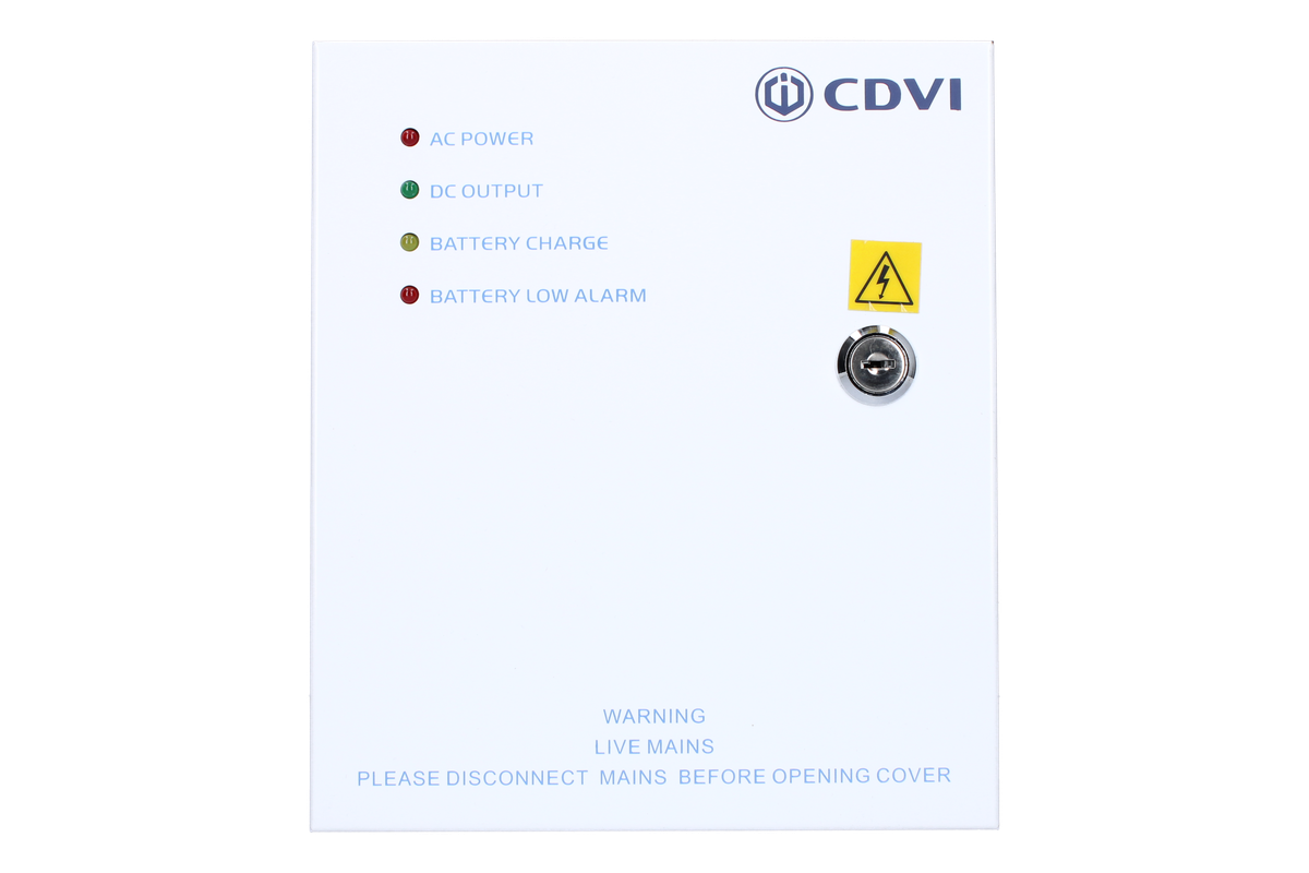 CDVI PSU12-1SM 12Vdc 1A power supply, standard case - Medway Security ...