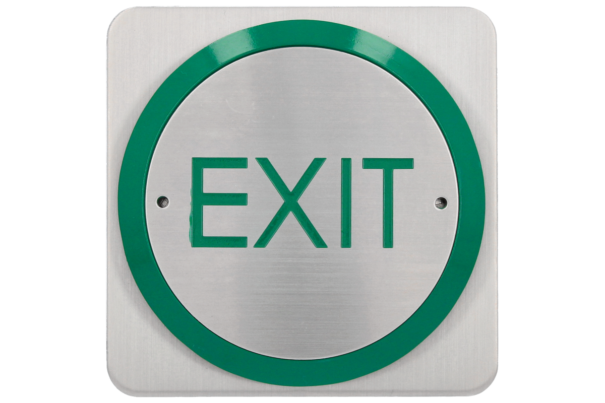 CDVI RTE-85E All-active EXIT logo exit button, surface mount - Medway ...
