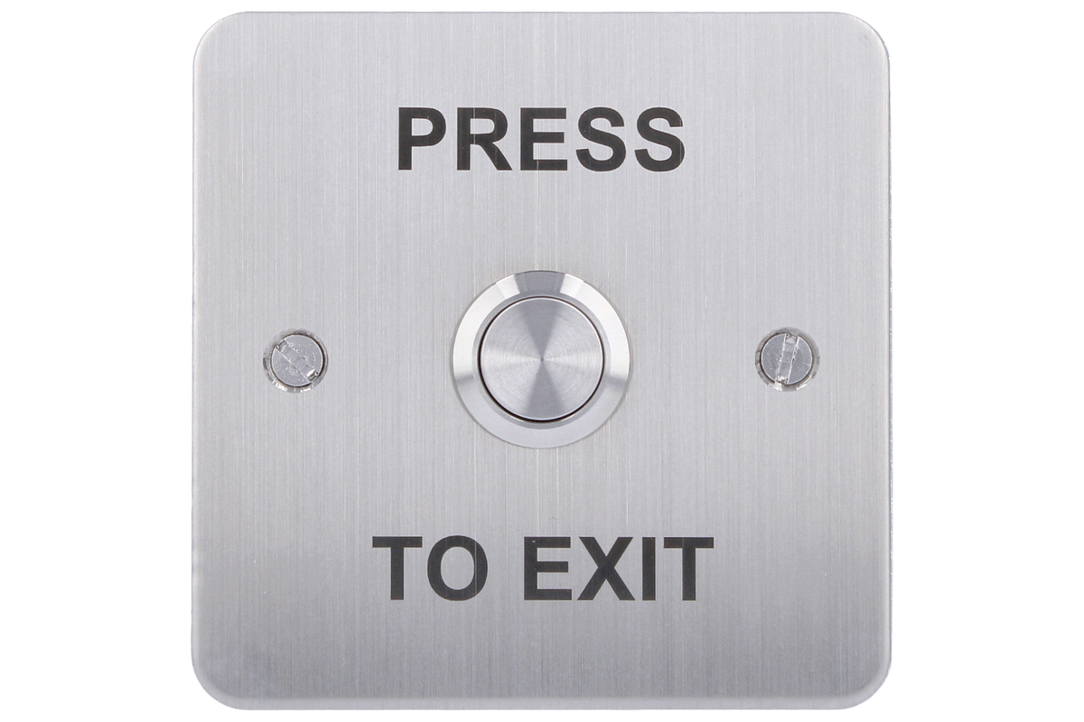 CDVI RTE-SS Stainless steel exit button, square, surface mount - Medway ...