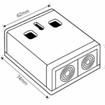 CQR Panic Button | Double Push | Grade 3 | Stainless Steel/White | Key Resettable - Medway ...
