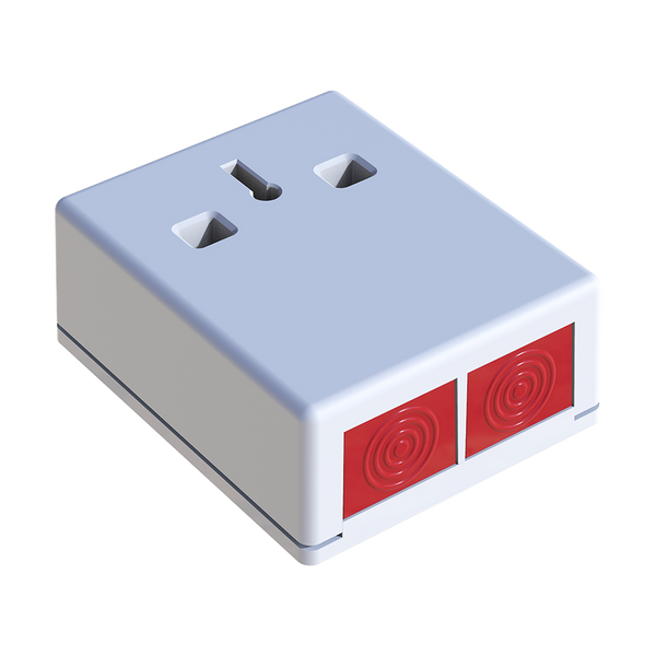 CQR Panic Button | Double Push | Grade 3 | White | Key Resettable ...