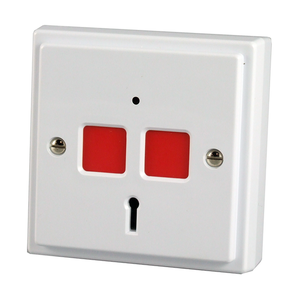 CQR Panic Button | Electronic | Grade 2/3 | White | Key Resettable ...